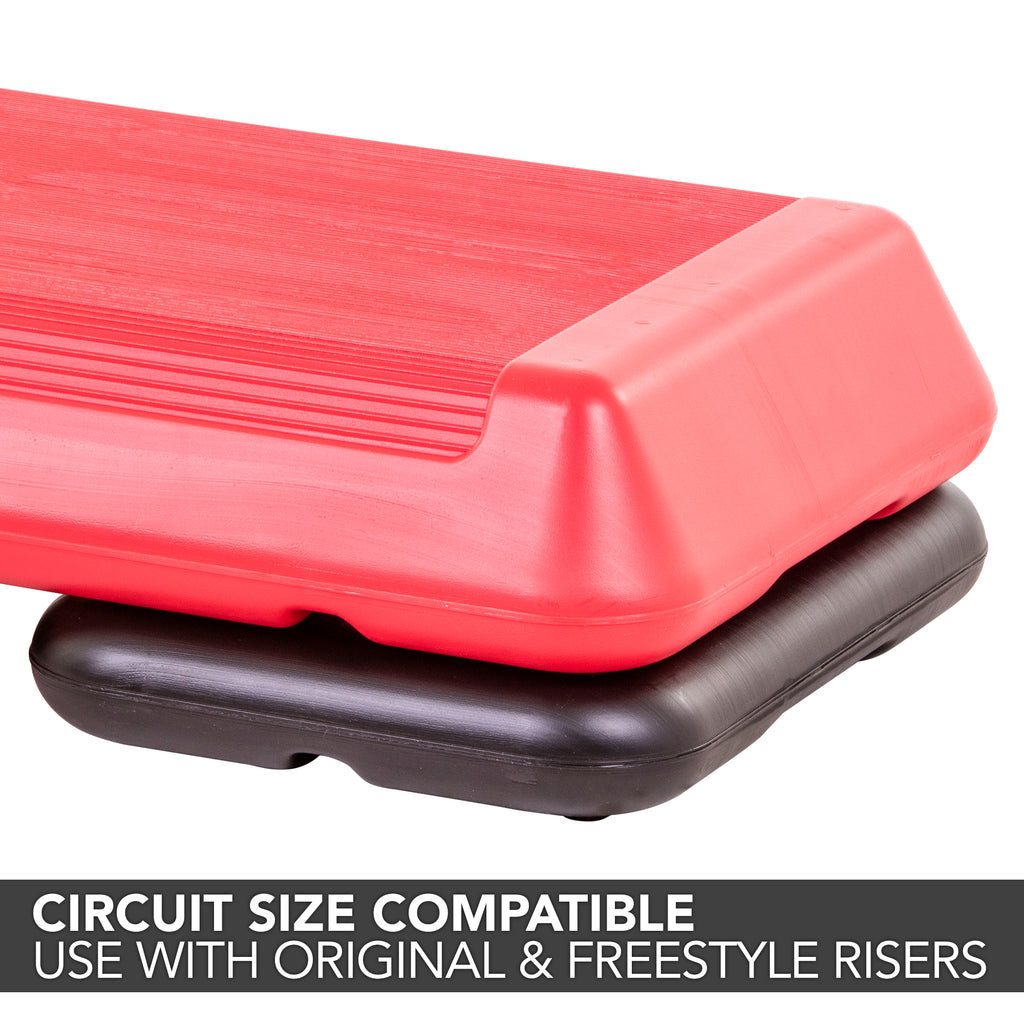 The Step Original Aerobic Exercise Risers with Nonskid Feet for Use wi ...