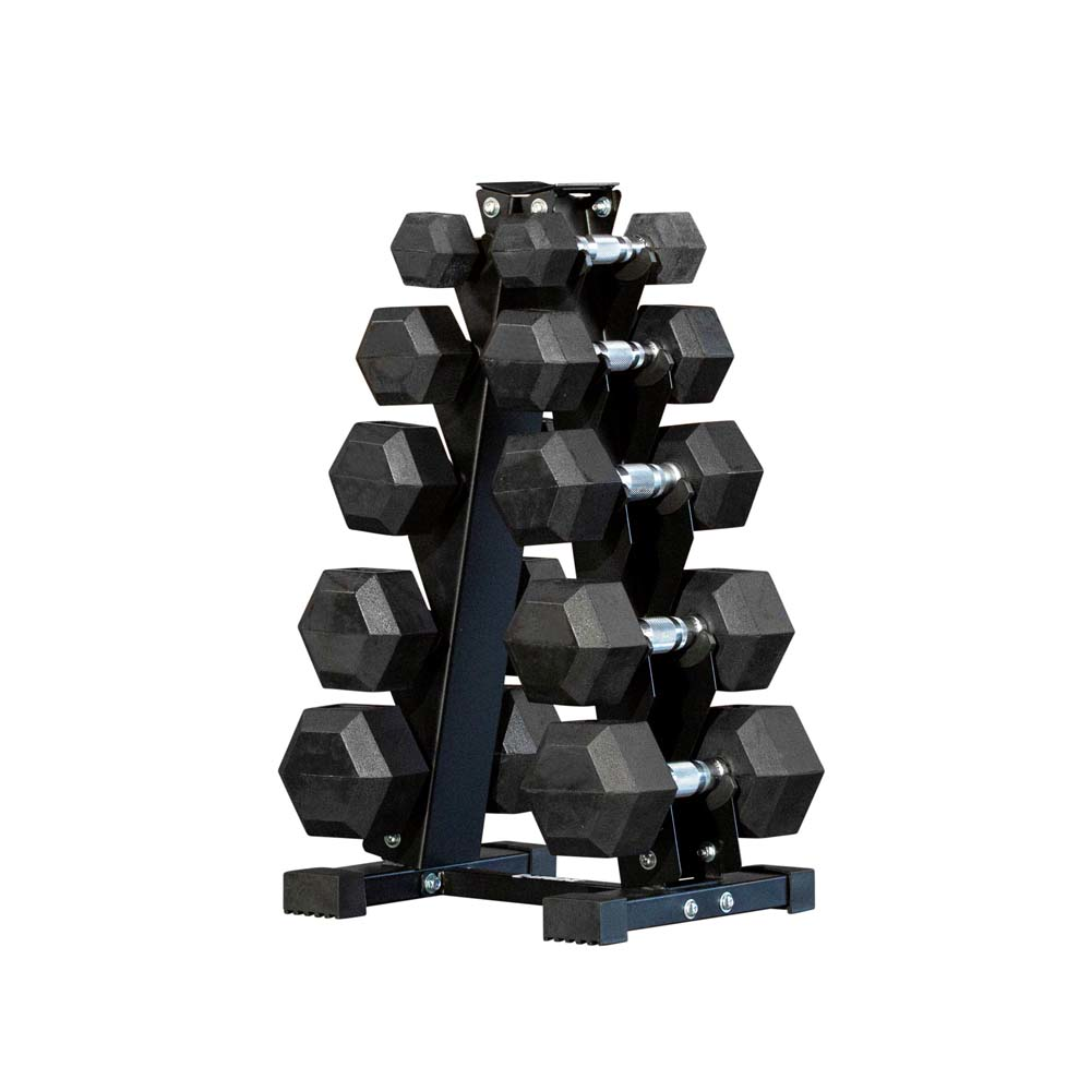 Lifeline A-Frame Dumbbell Sets With Rack – 150Lb and 200LB Dumbbell Se ...