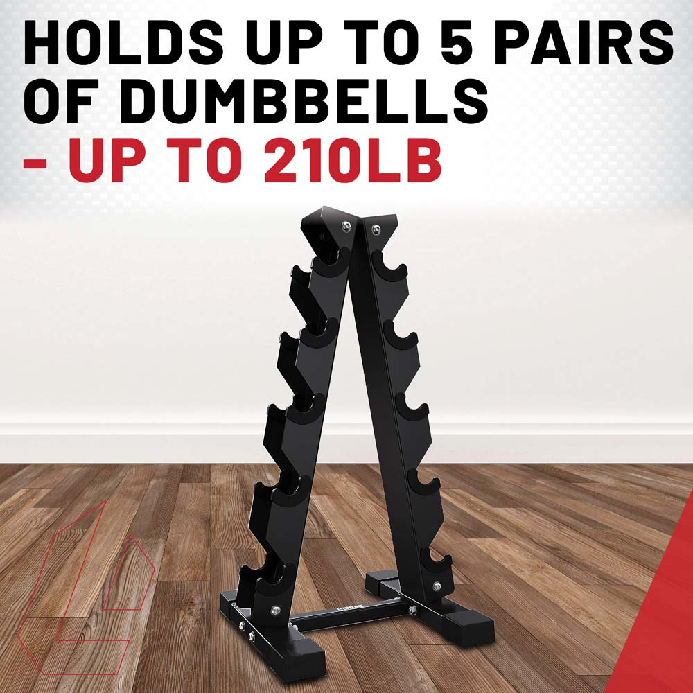 Lifeline A-Frame Dumbbell Rack – Compact and Durable Storage Solution ...