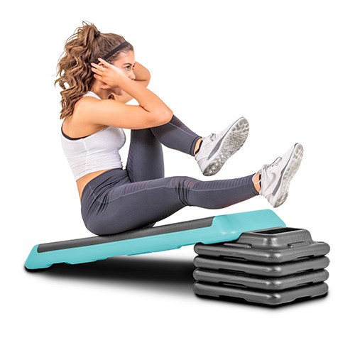 The Step Club Size Platform With Two (2) Freestyle Risers and Two (2 ...