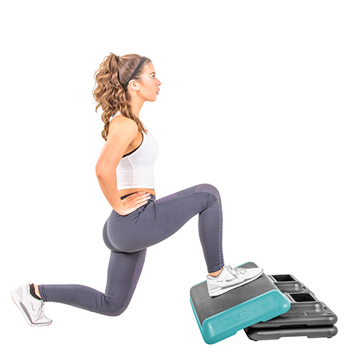 The Step Club Size Platform With Two (2) Freestyle Risers and Two (2 ...