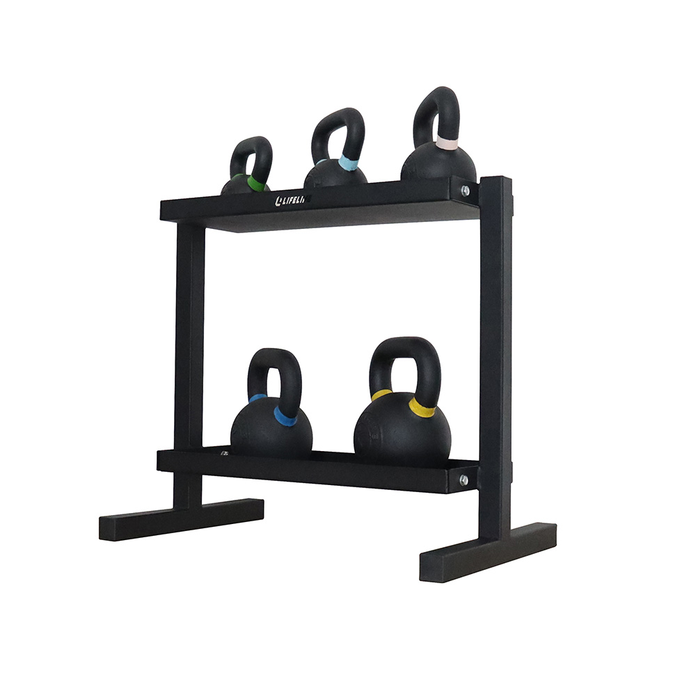 Lifeline Kettlebell Storage Rack - 2-Tier 500Lb Capacity | Lifeline Fitness