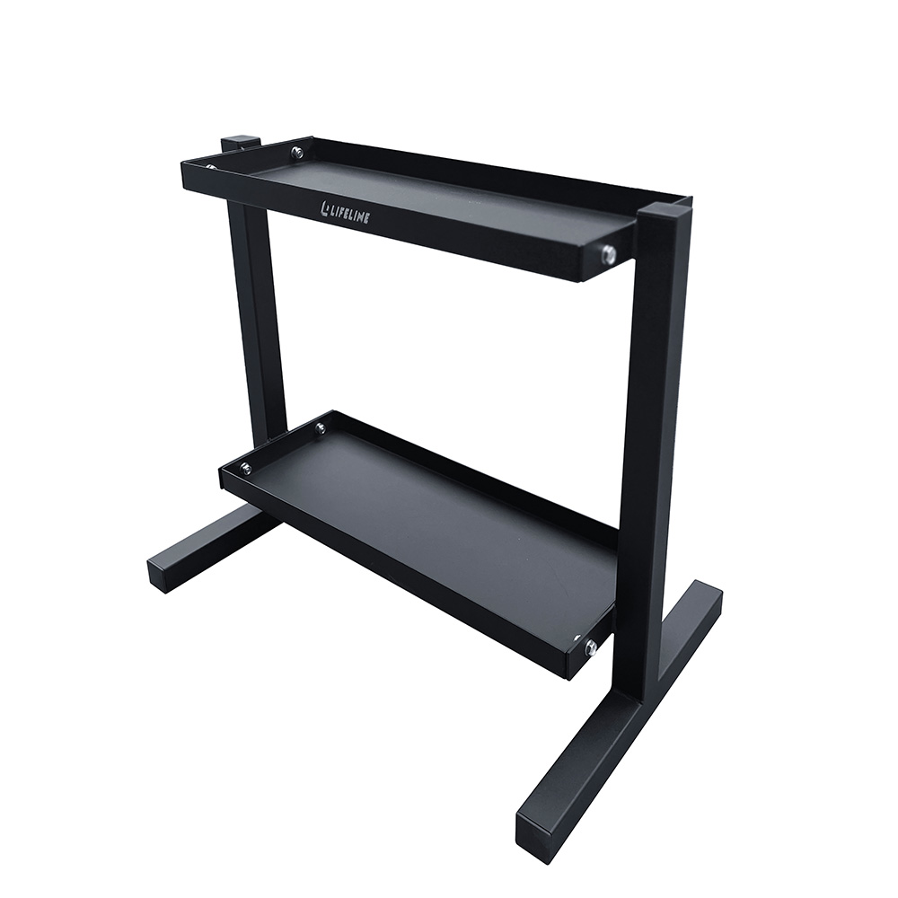 Lifeline Kettlebell Storage Rack - 2-Tier 500Lb Capacity | Lifeline Fitness