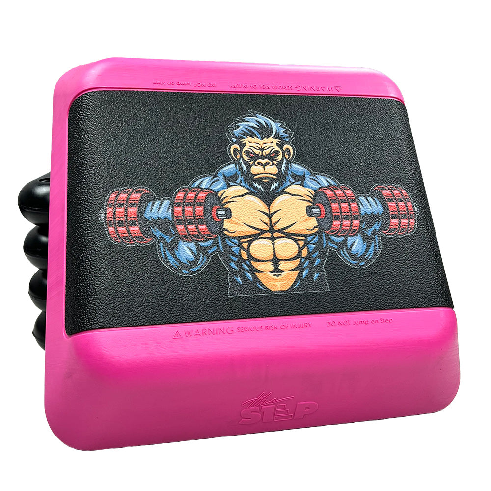 The Step Custom High Step - Pink | Lifeline Fitness